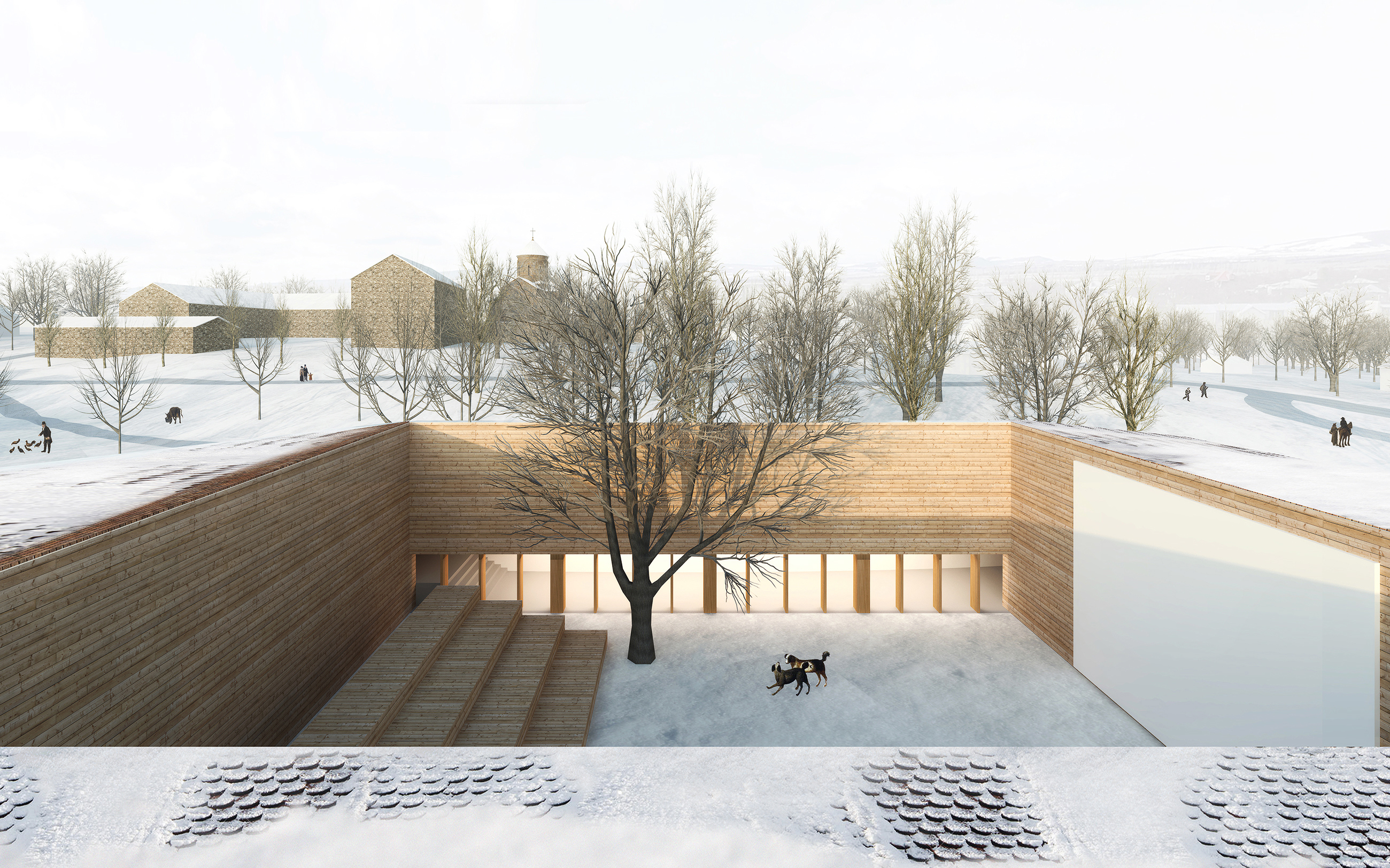 Nikozi Culture House — About Architecture