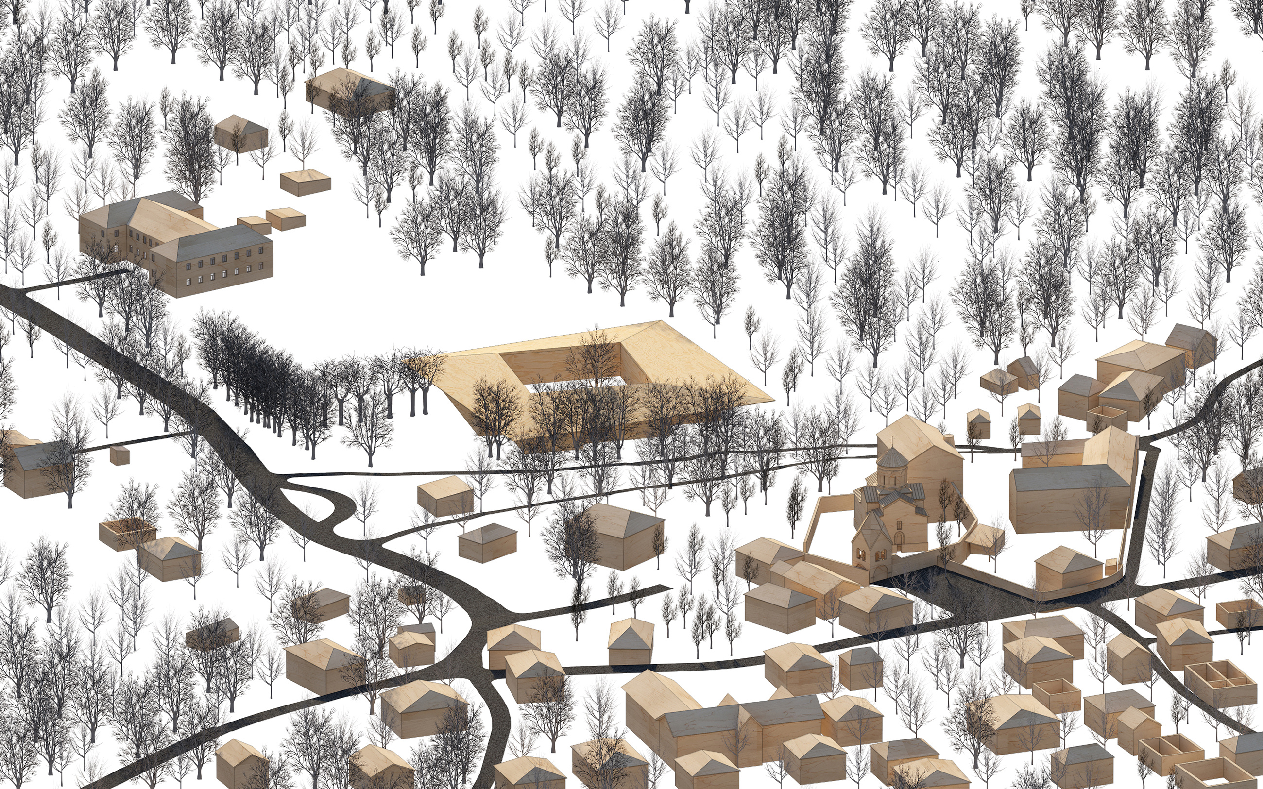 Nikozi Culture House — About Architecture